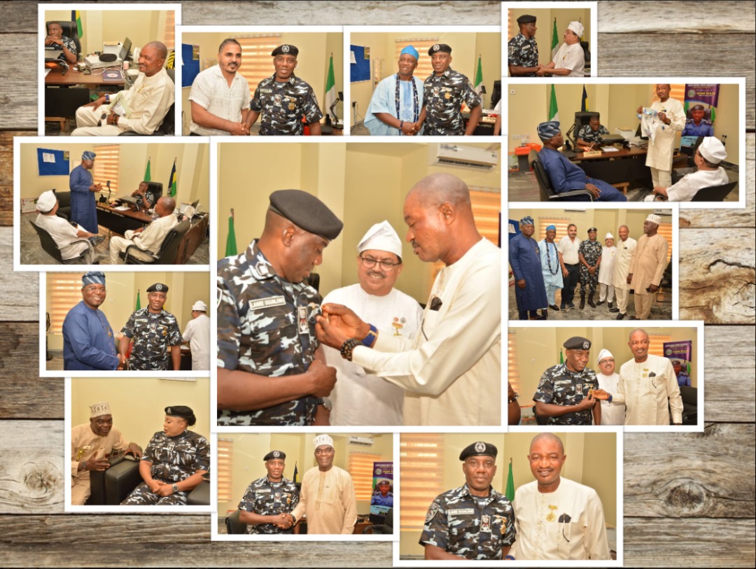 COURTESY VISIT TO OGUN STATE COMMISSIONER OF POLICE, CP LANRE OGUNLOWO ...